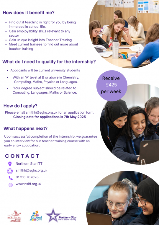 Northern Lights SCITT - Teaching Internships